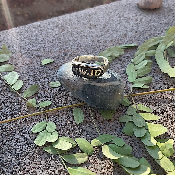 Jewelry | Sterling Silver Wwjd Ring | Poshmark